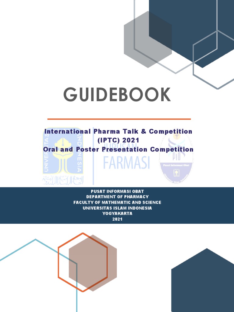 Guidebook: International Pharma Talk & Competition (IPTC) 2021 Oral and ...