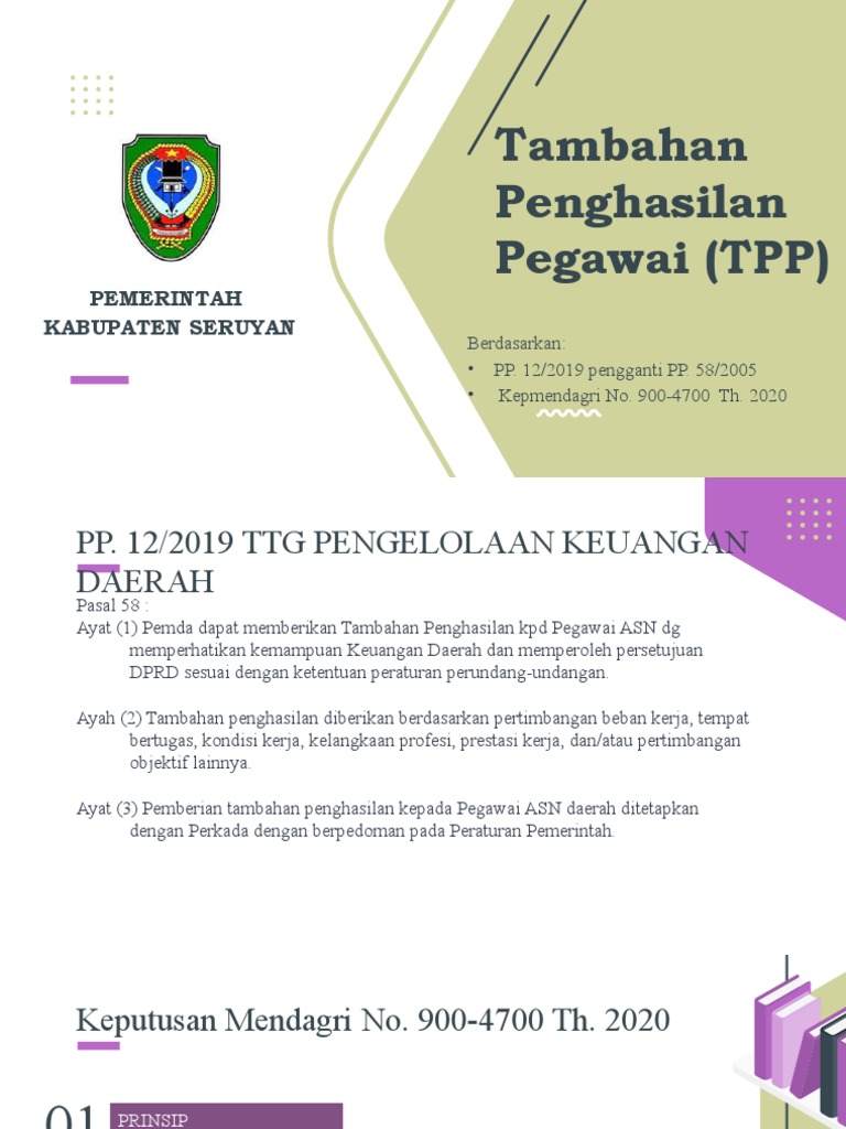 Sosialisasi Perbup TPP | PDF