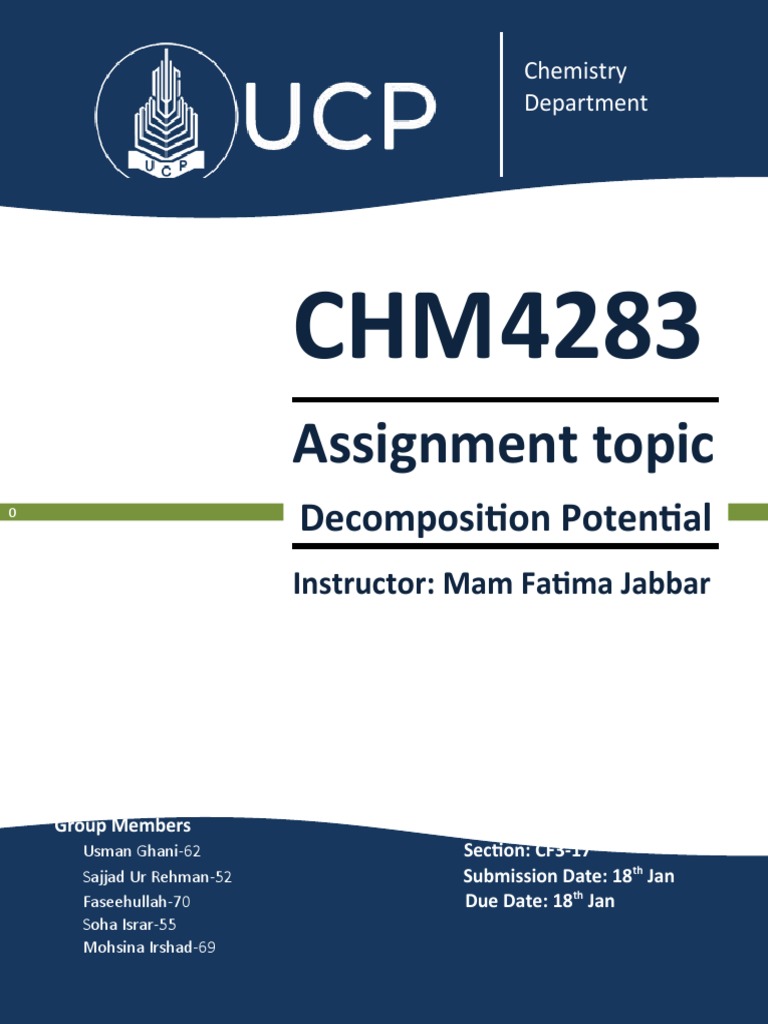 Decomposition Potential | PDF | Materials | Electromagnetism