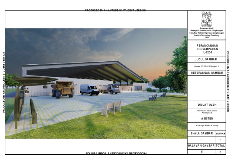 Denah TPS 3R Bagian 1