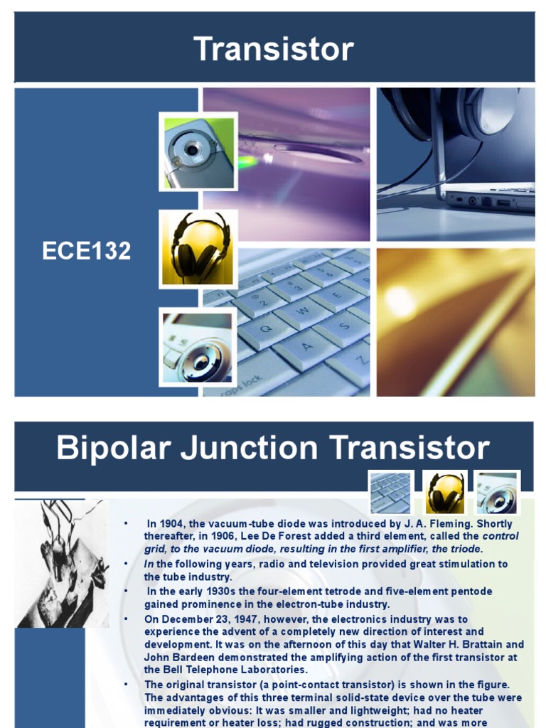 Transistor | PDF | Transistor | Bipolar Junction Transistor