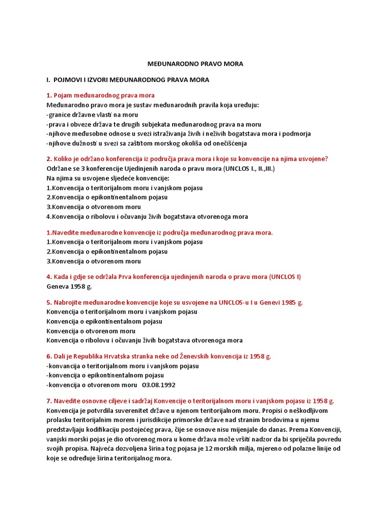 Pitanja Odgovori 1 | PDF