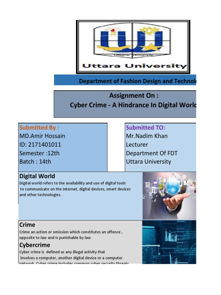 Cyber Crime Assignment | PDF | Cybercrime | Cyberbullying