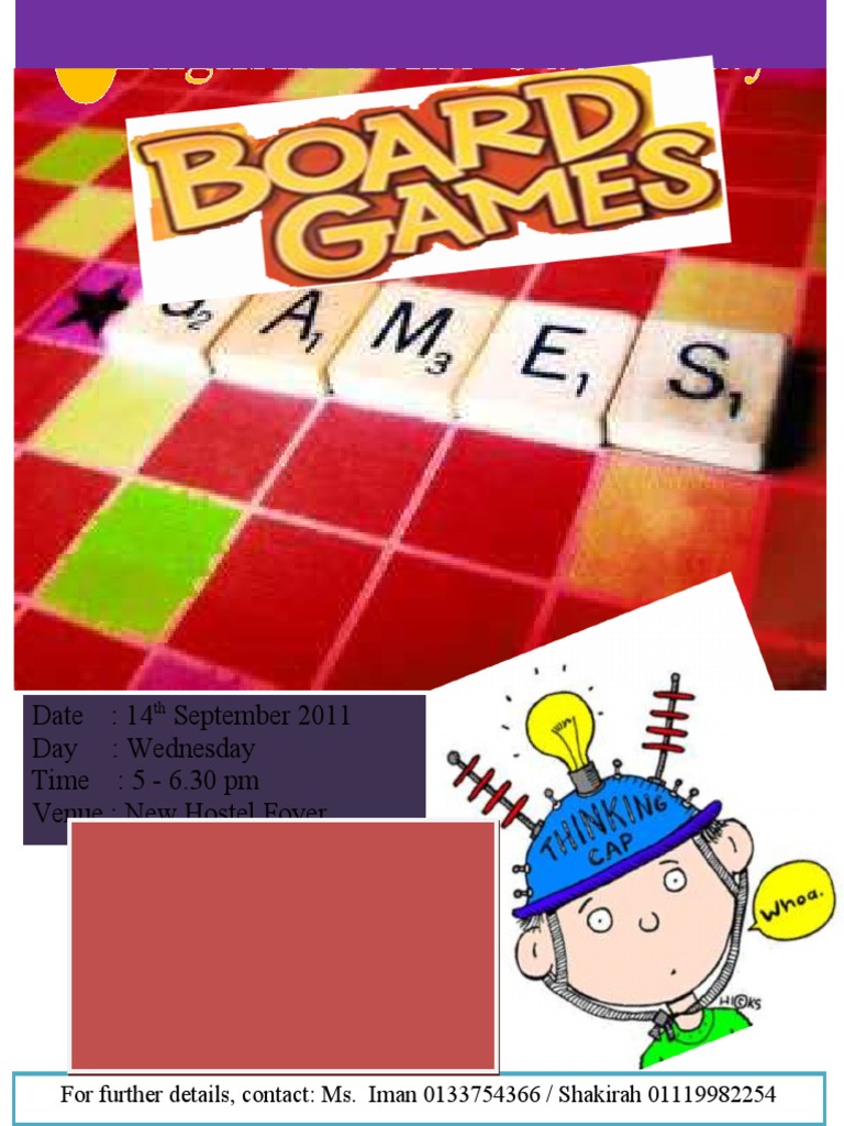 Poster Board Games Iman | PDF