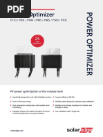 SolarEdge S1000/S1200 Optimizer Guide | PDF | Photovoltaics | Solar Panel
