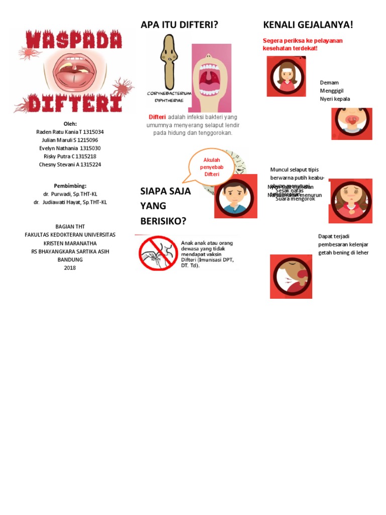 Leaflet MT Difteri Baru | PDF