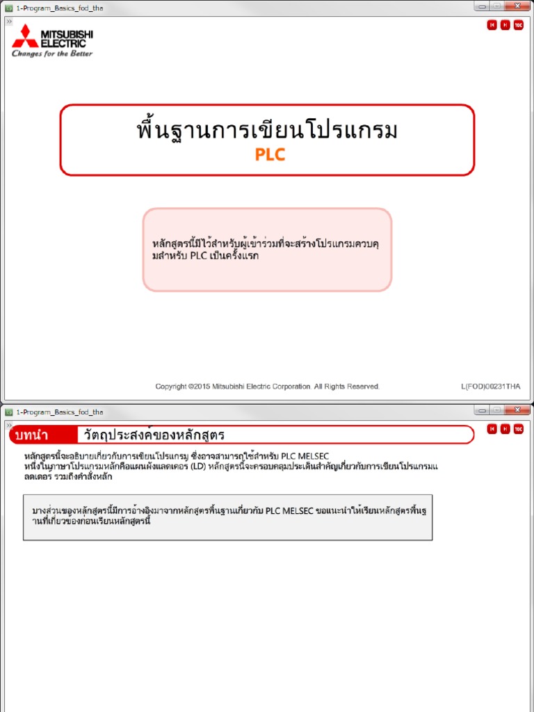 1-Program Basics Fod Tha | PDF