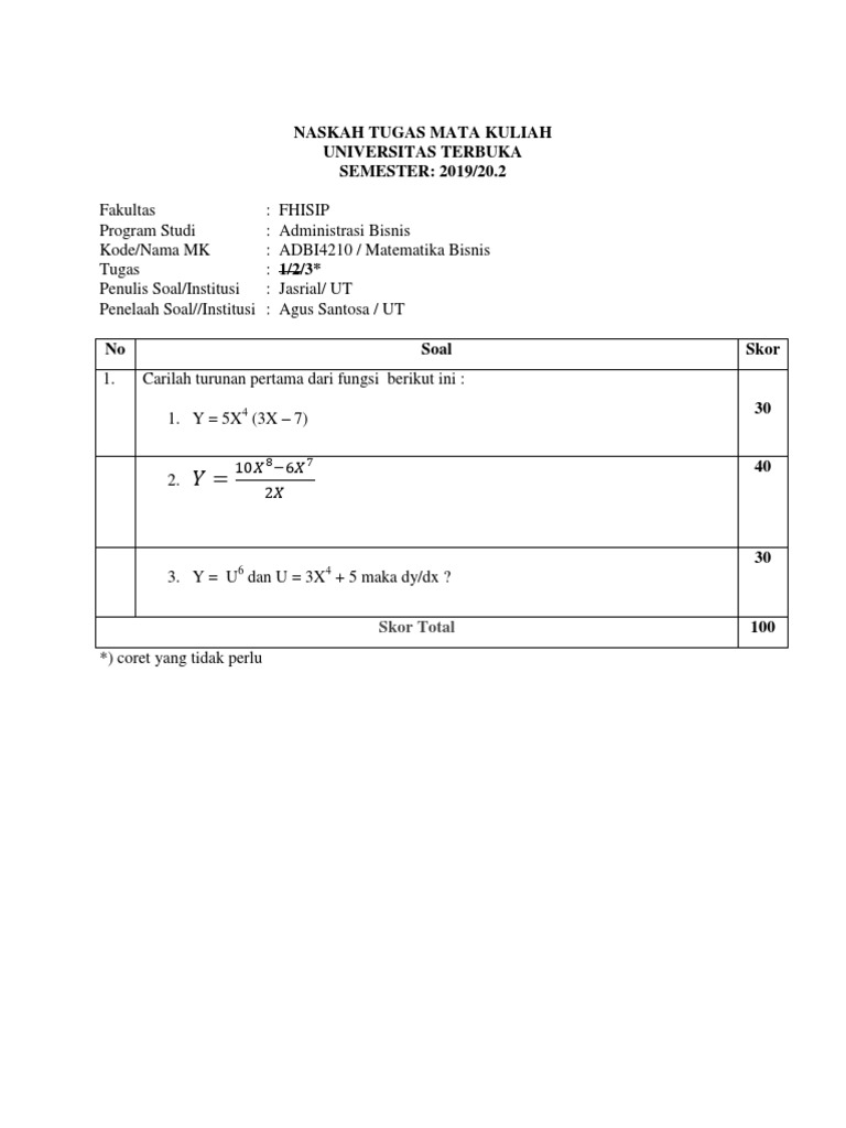 Naskah Adbi4210 Tugas3 | PDF
