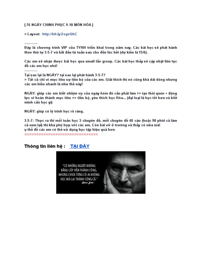 76 Ngày Chinh PH C 9-10 Môn Hóa | PDF