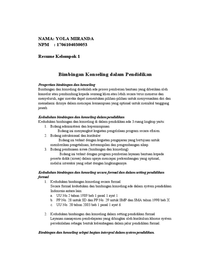 Ringkasan Ringkasan | PDF