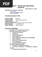 1 - System Administration Course Outline | PDF | Operating System | Backup