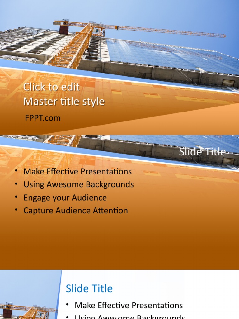 Construction Template 16x9 | PDF