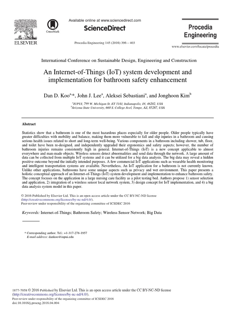 An Internet Of Things Iot System Development And I Pdf Internet Of