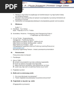 Munting Pagsinta | PDF