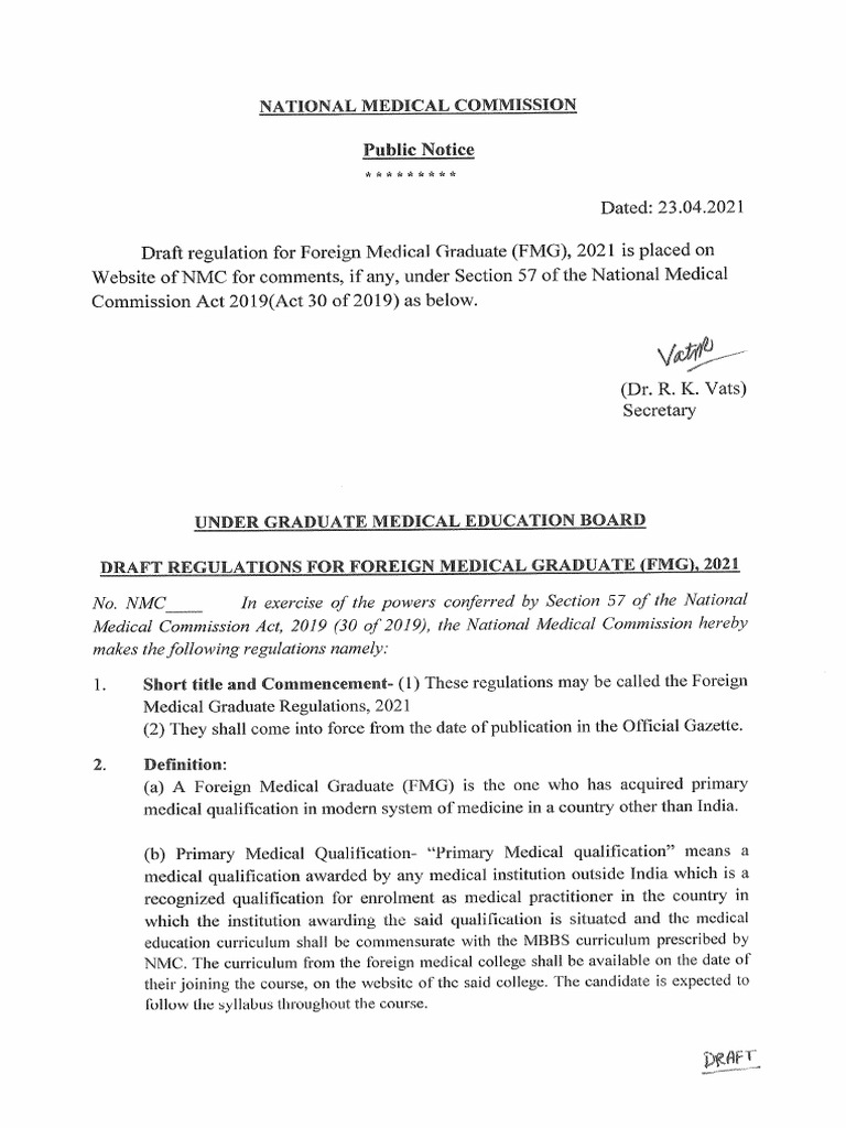 NMC FMG 2021 | PDF