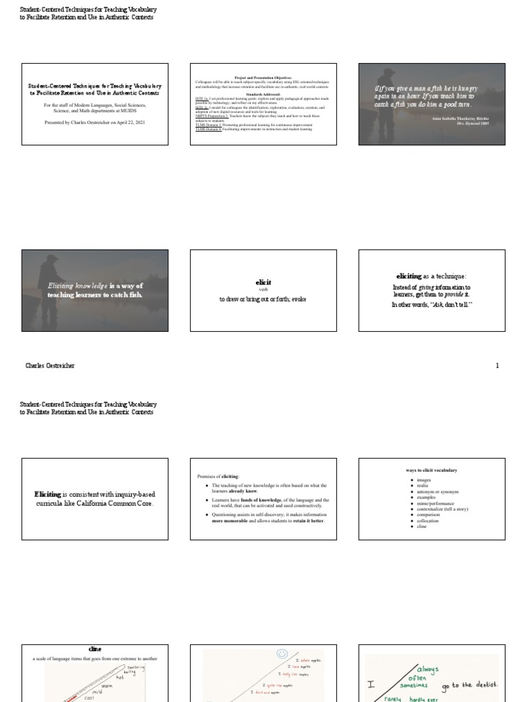 TLP Presentation Handout | Download Free PDF | Vocabulary | English ...