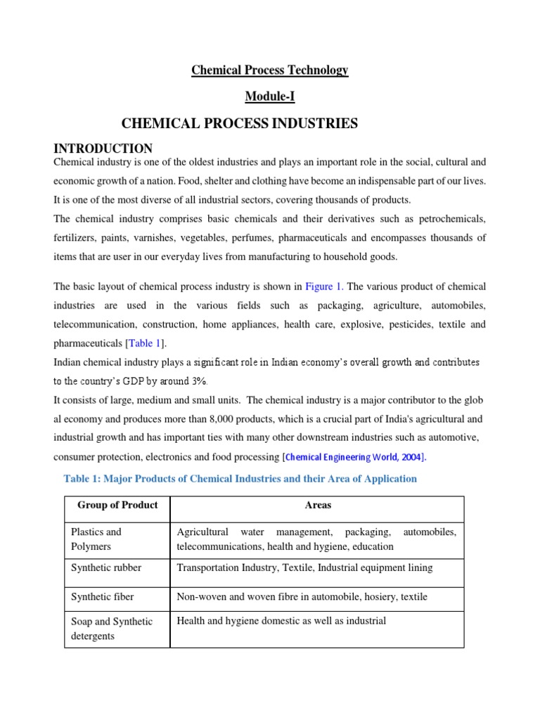Chemical Process Technology Module-I 1600932864 | PDF | Sodium ...