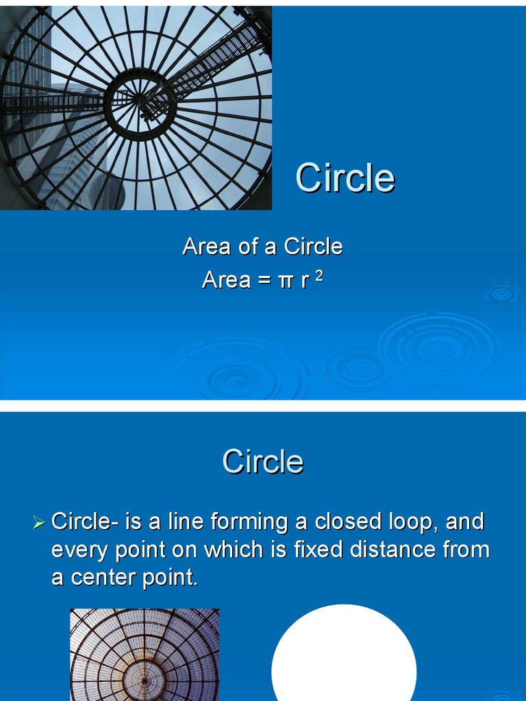 Area of Circle | PDF | Teaching Methods & Materials