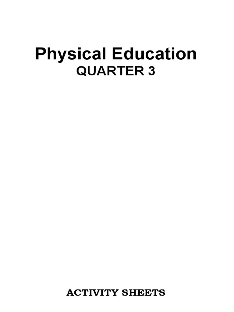 Pe10 Q3 Las | PDF | Dances | Physical Education
