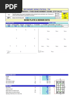 Base Plate Design and Calculation Guide | PDF | Stress (Mechanics ...
