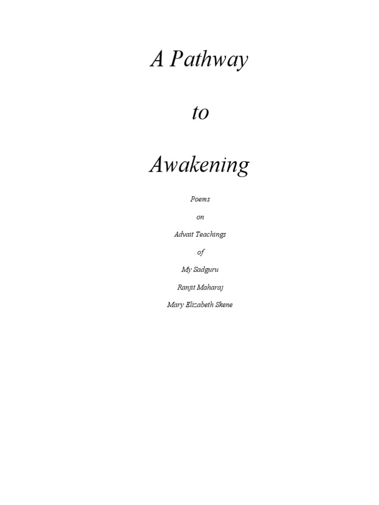 A Pathway To Awakening - Mary Elizabeth Skene 2 | PDF | Soul | Dream