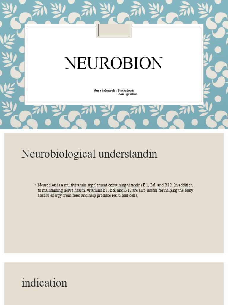 Neurobion: Uses, Dosage, and Safety | PDF | Self-Improvement