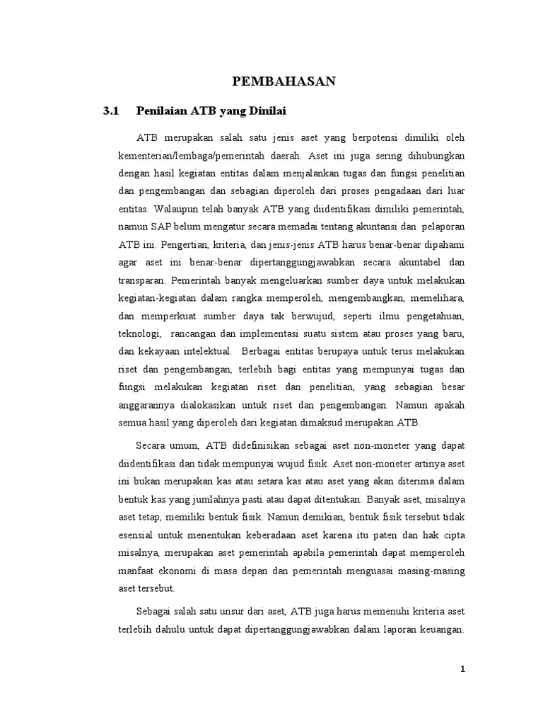 ATB dan Amortisasi | PDF