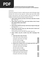 Sistem Penilaian Whoqol | PDF