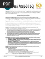 TAEA Visual Arts Achievement Overview | PDF | Learning | Cognition