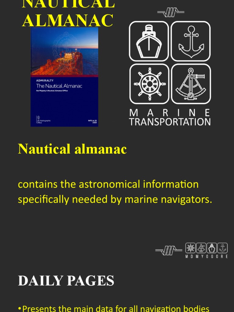 Nautical Almanac | PDF