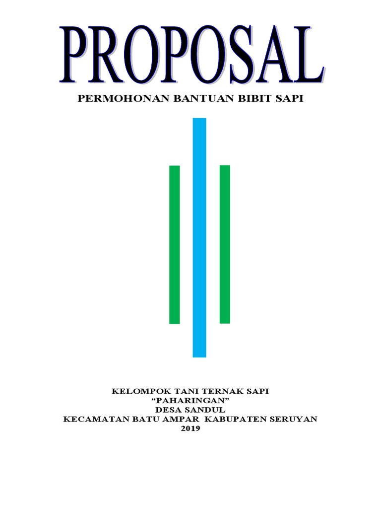 Proposal Permohonan Bantuan Bibit Sapi | PDF