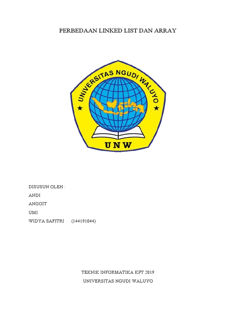 Perbedaan Linked List Dan Array | PDF