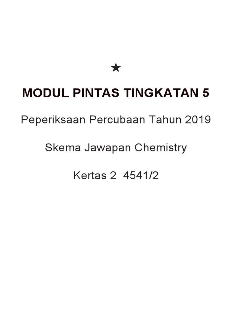 Selangor Skema Kimia Kertas 2 (Set 1) | PDF | Atomic Nucleus ...