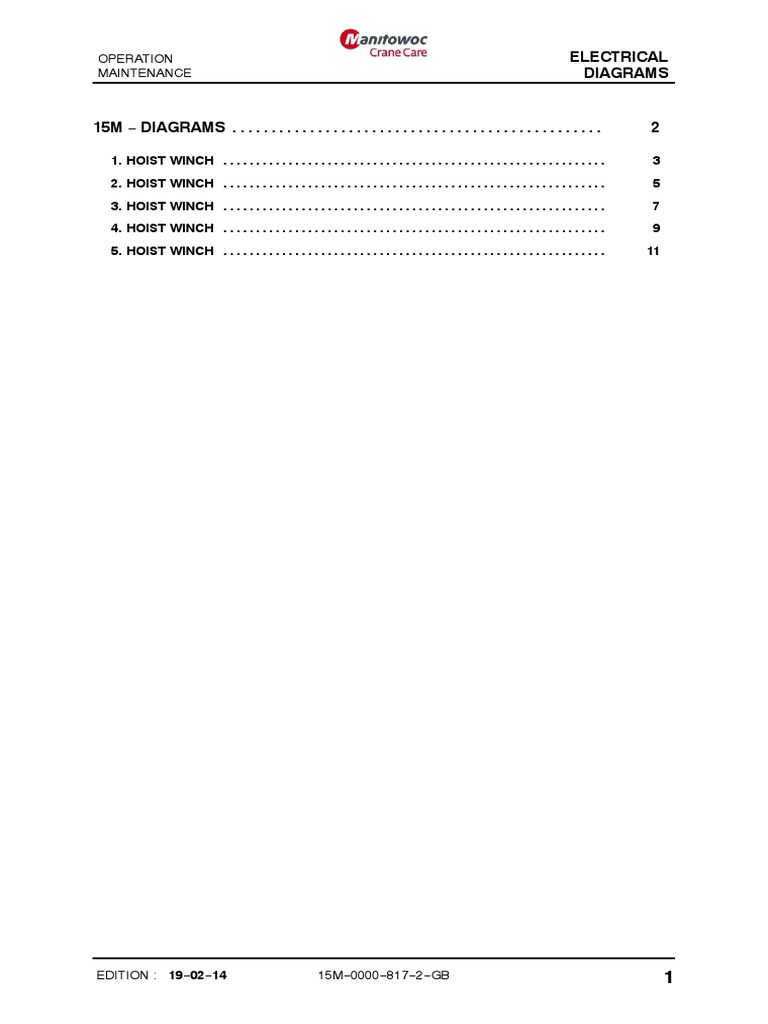 Hoist - Control Panel PDF | PDF | Relay | Switch
