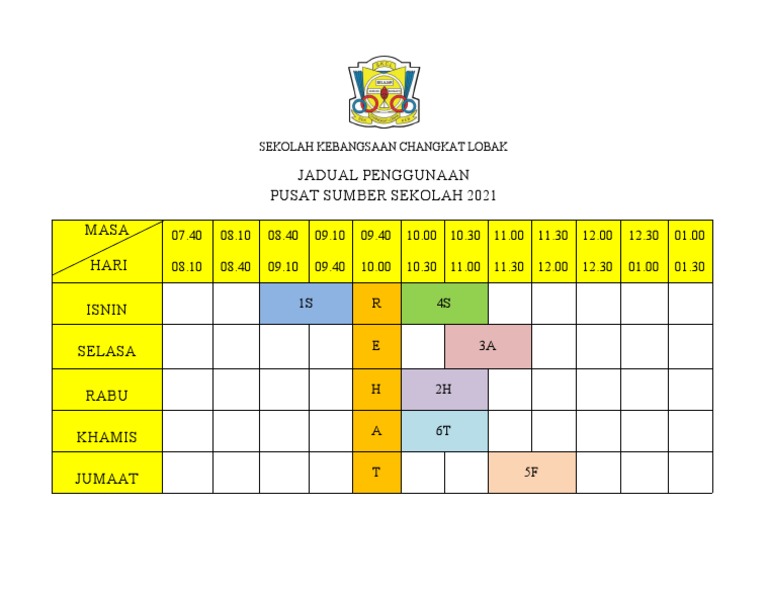 Jadual PSS 2021 | PDF