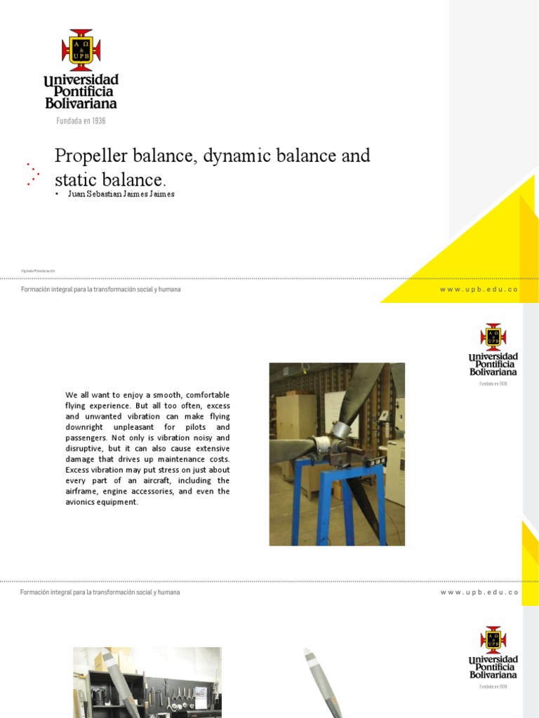 Propeller Balance, Static and Dynamic | PDF | Aircraft | Propeller
