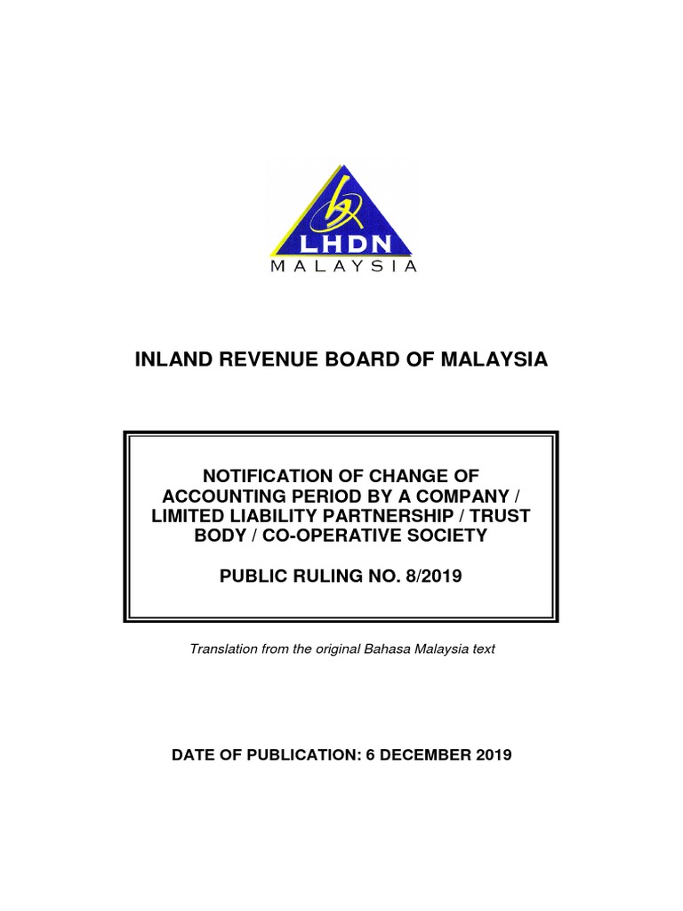 PR - 08 - 2019 Changes Basis Period | PDF | Limited Liability ...