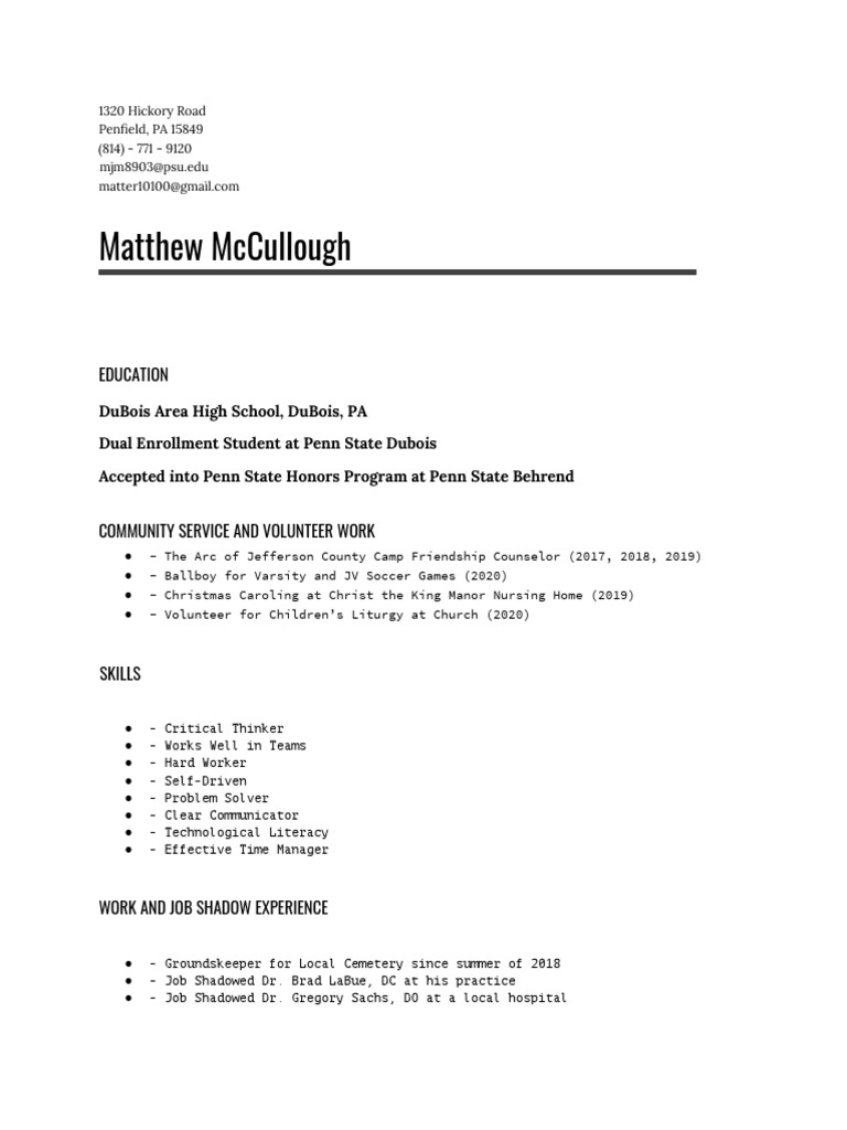 Lecom Resume | PDF