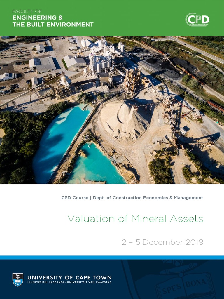 Valuation of Mineral Assets | Download Free PDF | Valuation (Finance ...