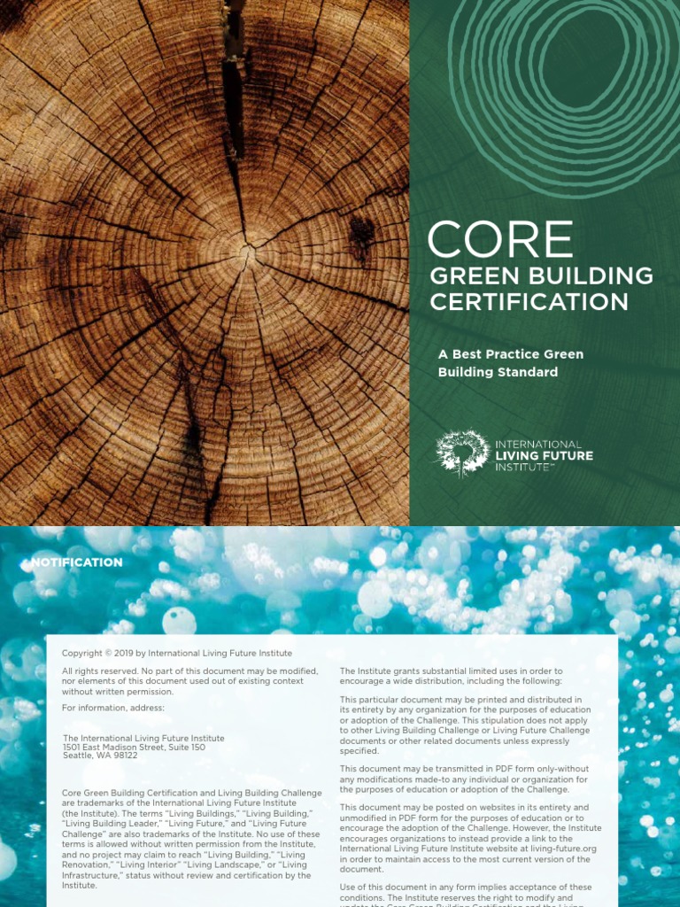 Living Future Core Standard | PDF | Green Building | Nature