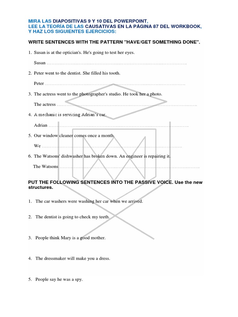 Active To Passive Practice Iii +key | PDF | Social Science | Home & Garden