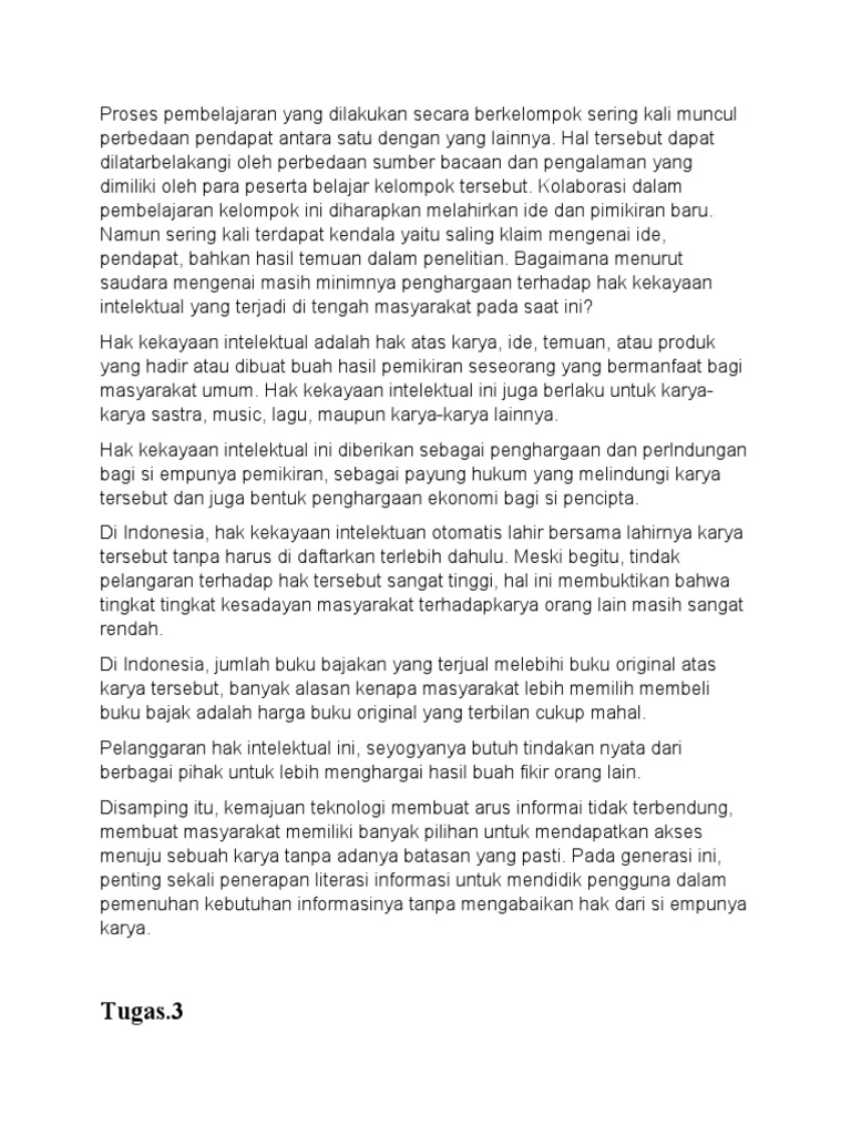 Literasi Inteermasi Diskusi 7 | PDF
