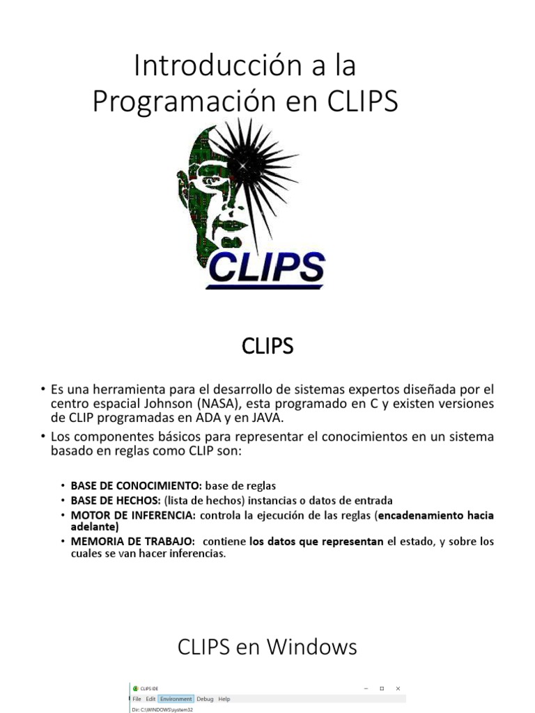 Introducción a la Programación en CLIPS | PDF | Programa de computadora ...