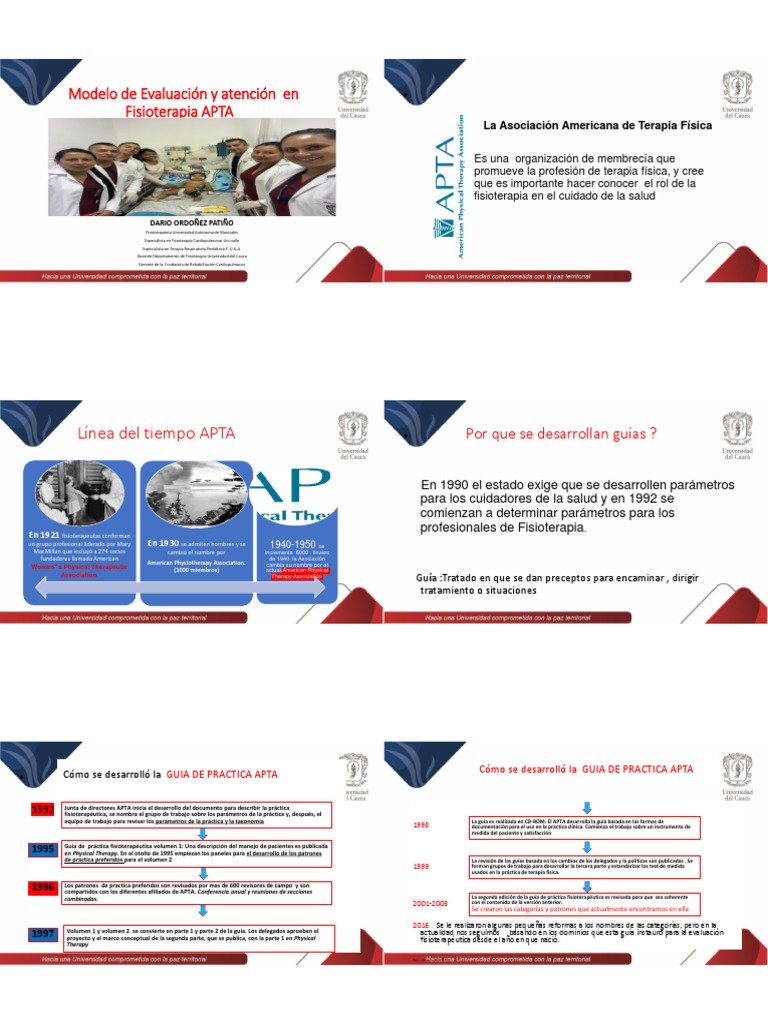 Guía de Práctica en Fisioterapia APTA | PDF | Terapia física | Invalidez