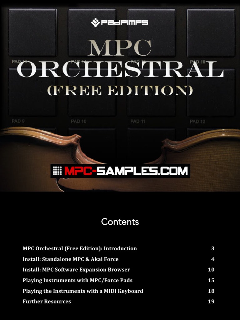MPC Orchestral Free Edition User Guide | PDF | Finder (Software ...