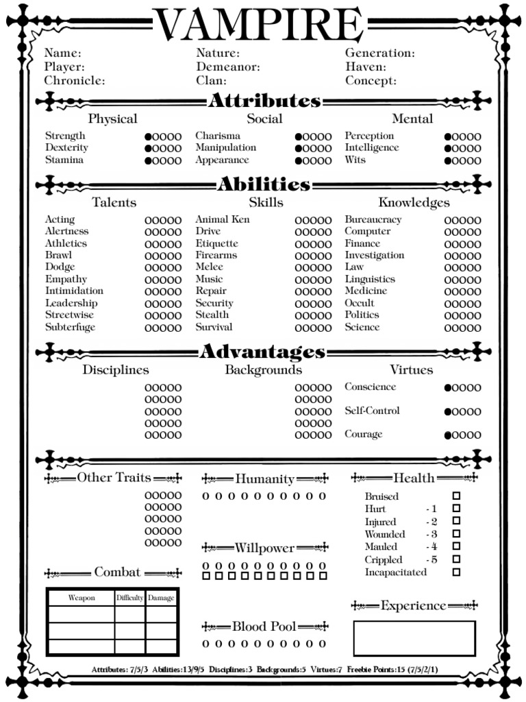 VTM 1sted 1-Page Interactive | PDF | Psychology | Human Nature
