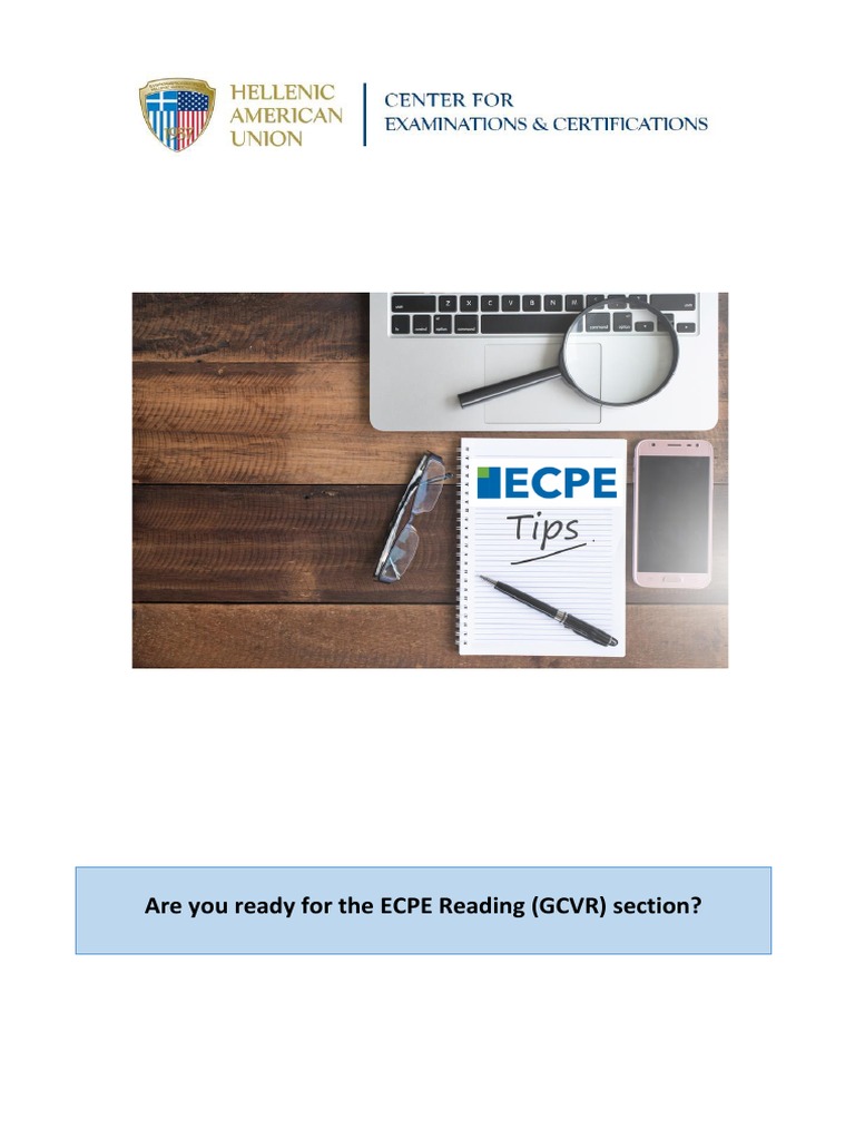 Are You Ready To Take The Ecpe Reading Section | PDF | Part Of Speech ...