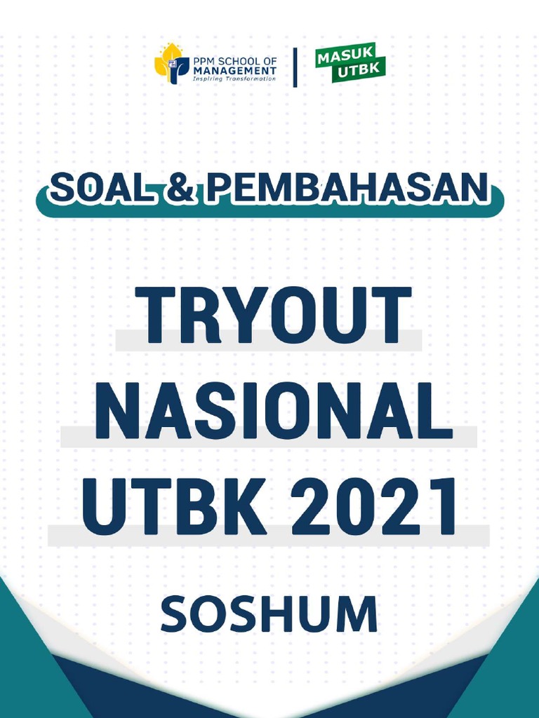 Soal Dan Pembahasan Tryout Soshum | PDF