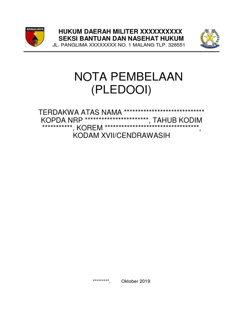 Pledoi Kopda T | PDF