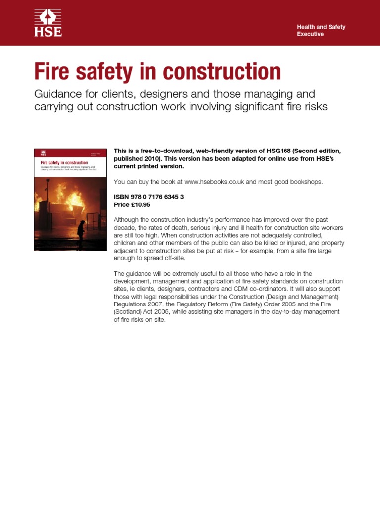 Fire Safety in Construction | PDF | Risk Management | Fires